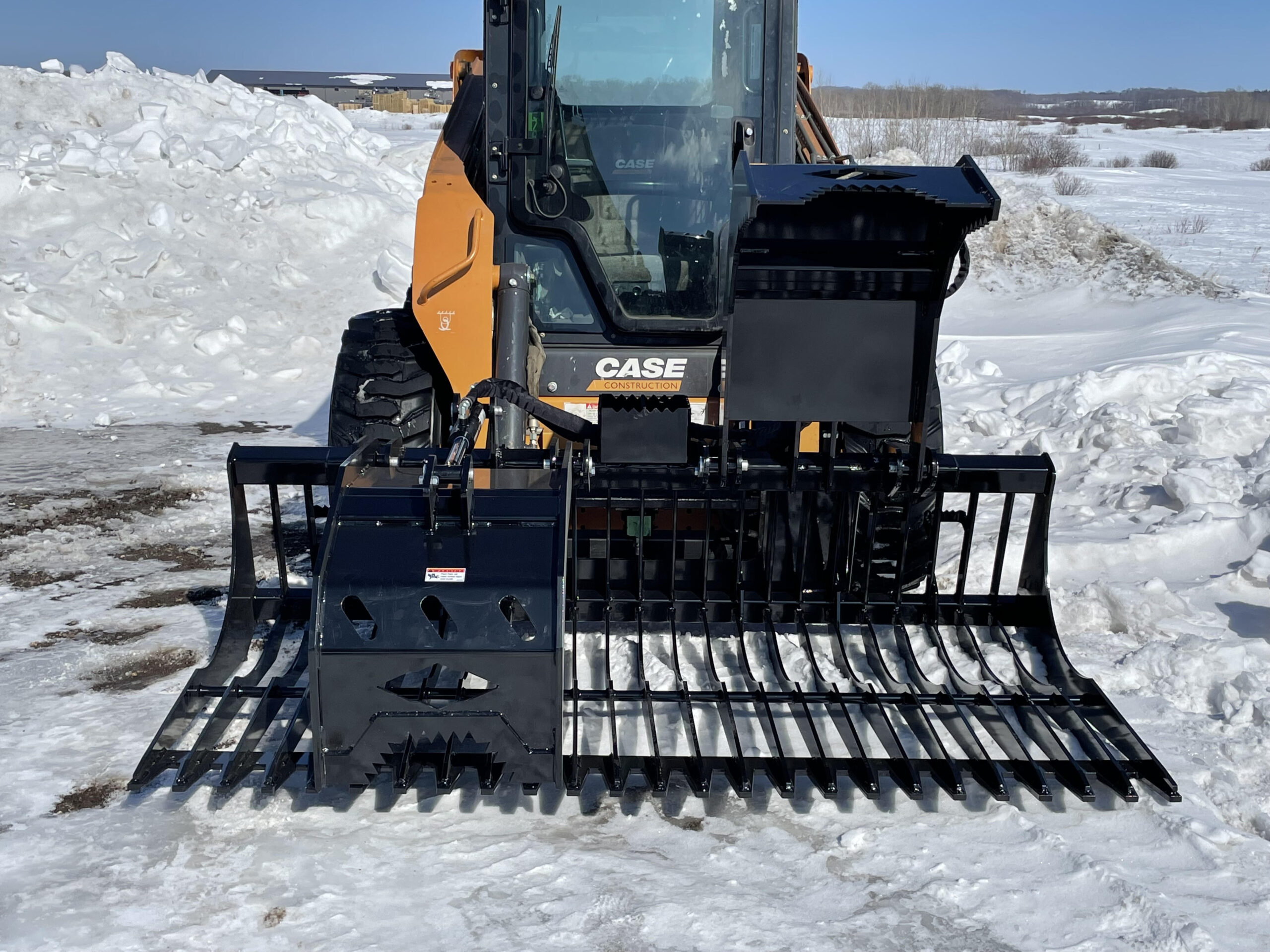 Top Dog Hd Brush Grapple Bucket - Skid Attachments Plus