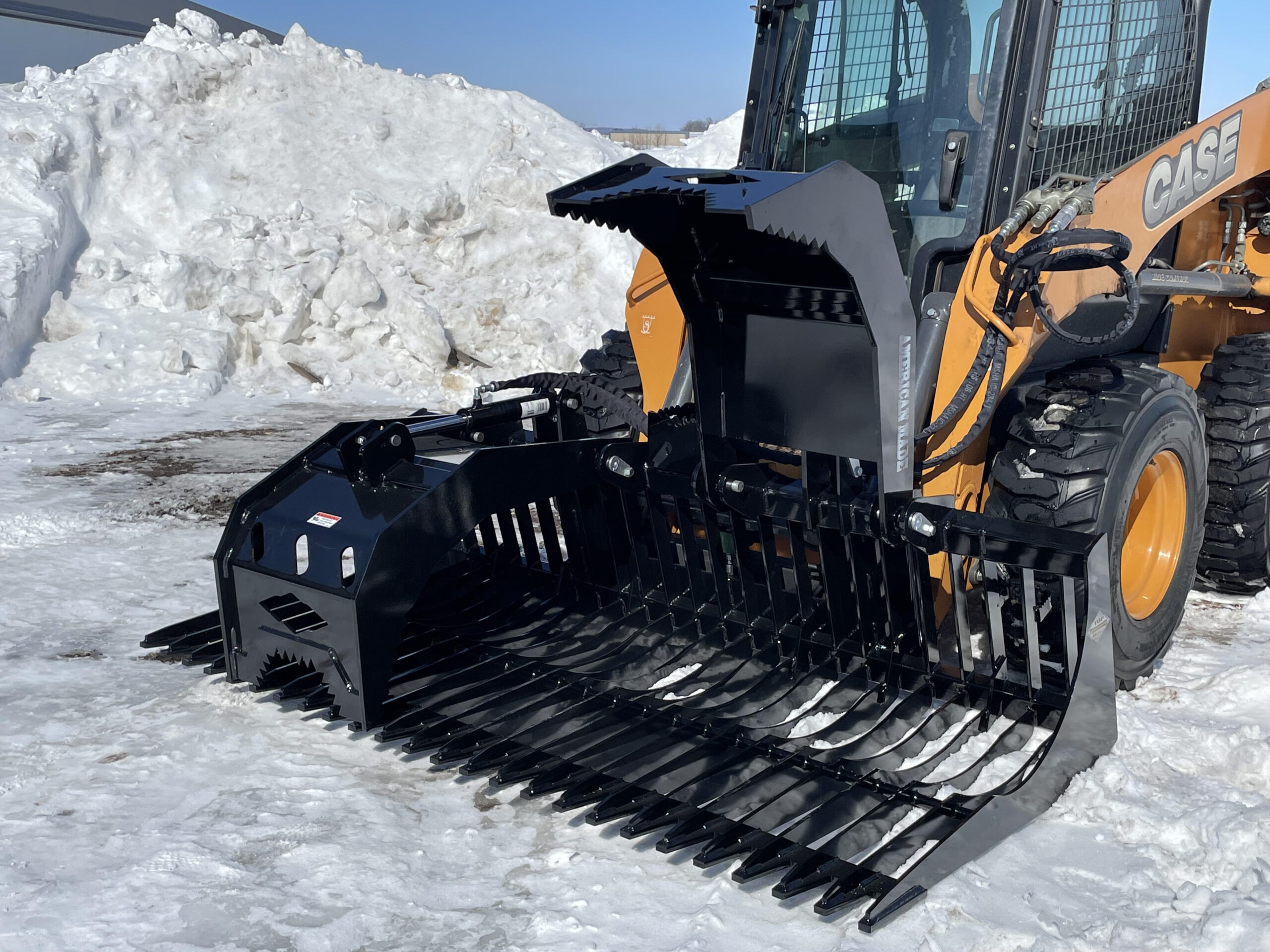 Top Dog Hd Brush Grapple Bucket - Skid Attachments Plus